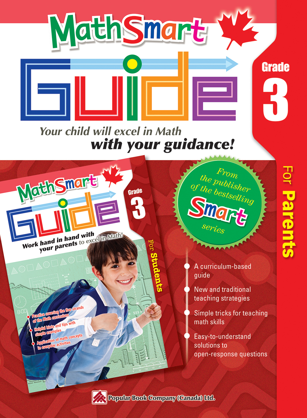 MathSmart Guide Grade 3 - Combo Pack: Student and Parent Workbook Book ...