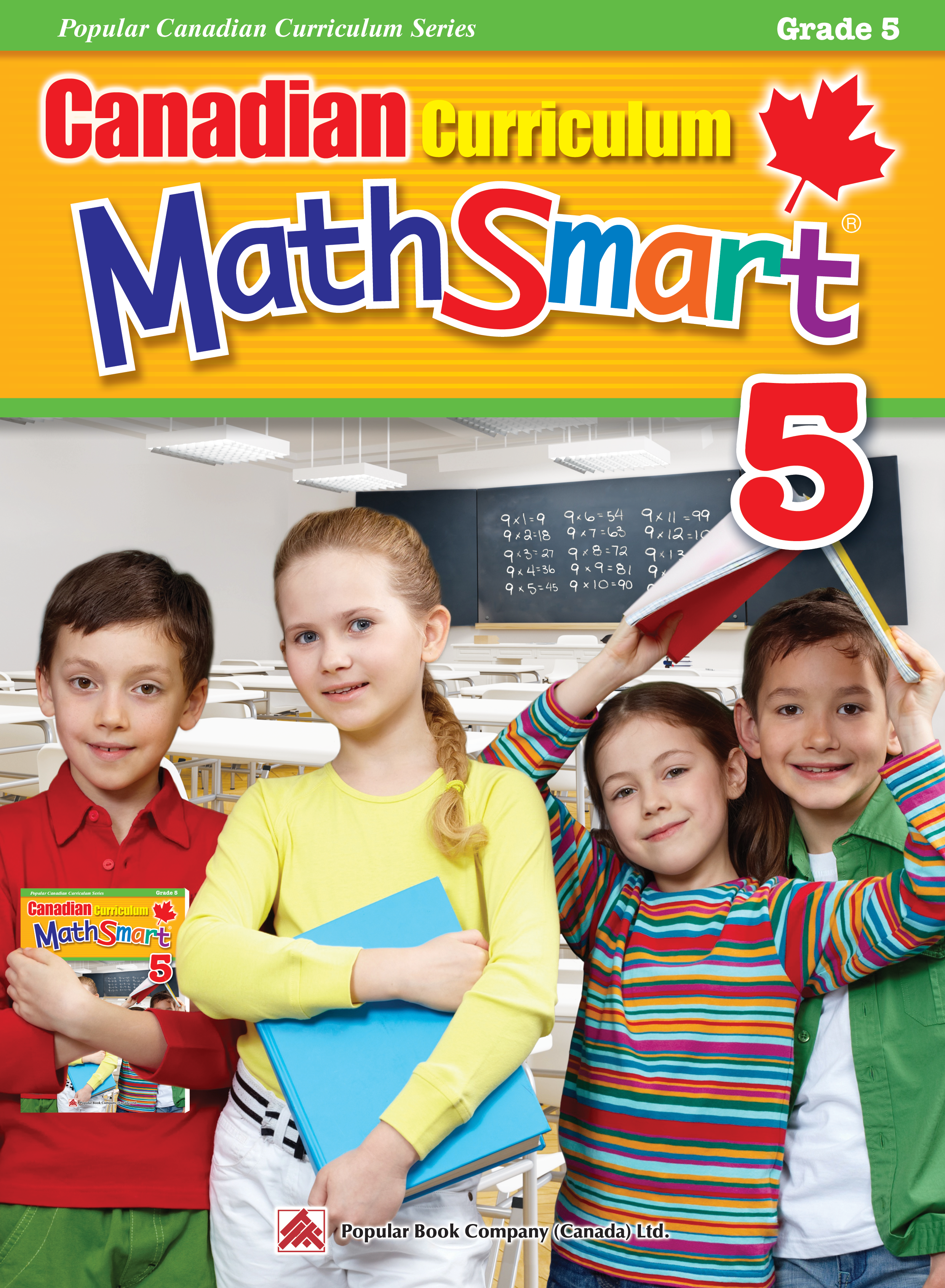 Canadian Curriculum MathSmart for Grade 5 - Popular Book